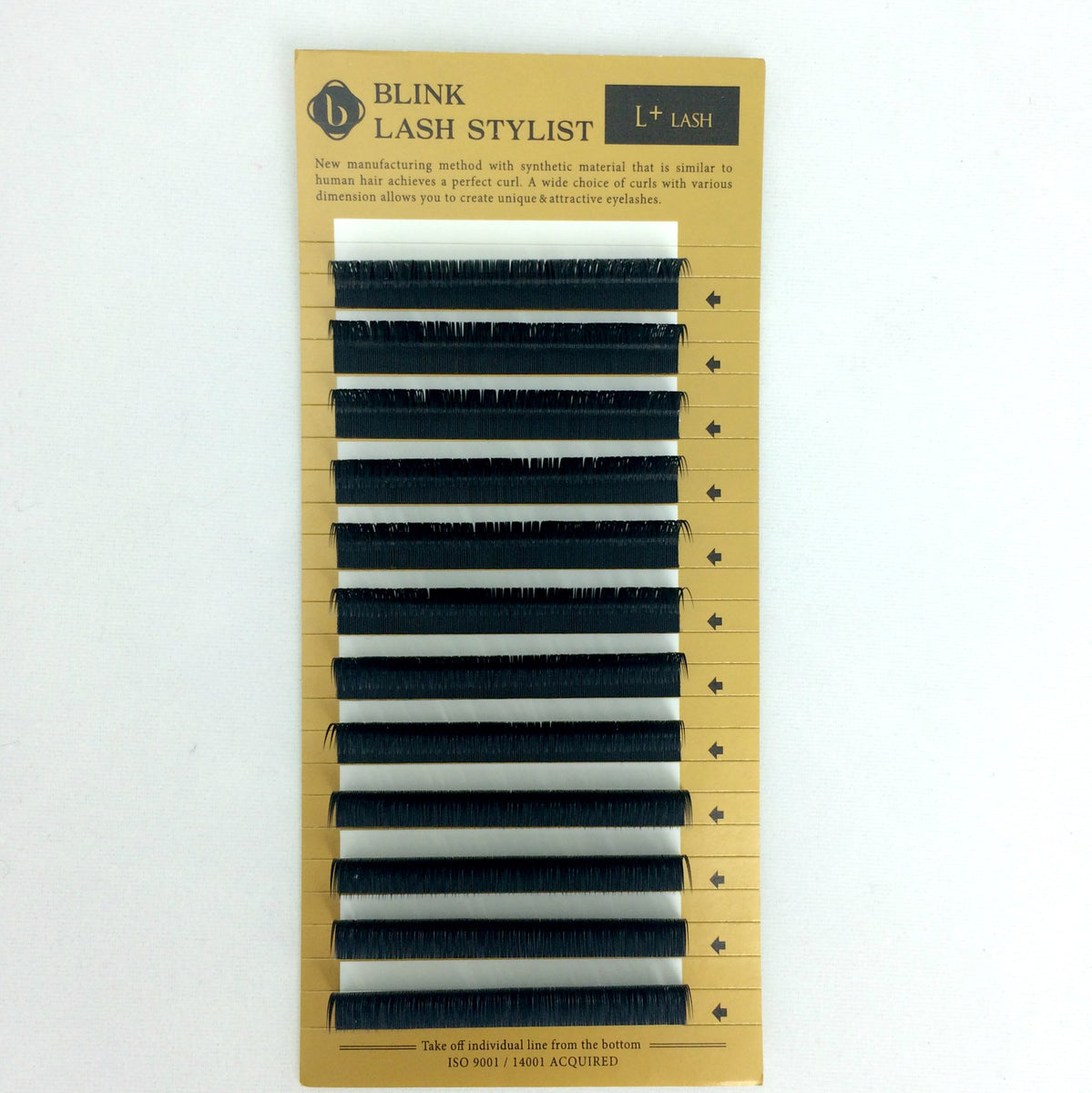 L-Plus Curl Eyelash Extension Lash Tray - Blink – LashesDirect.com